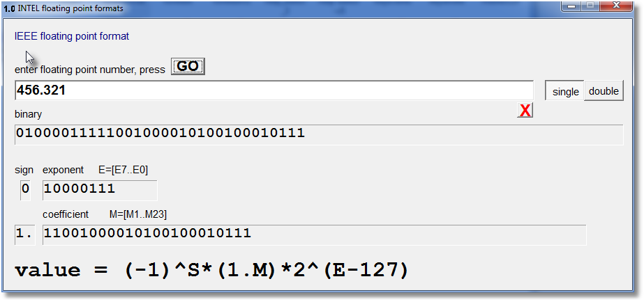 Floating Point Formaten